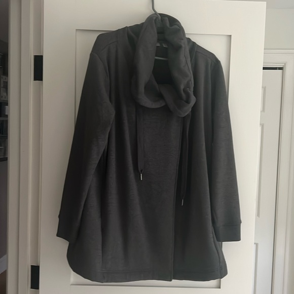 Zella | Tops | Zella Amazing Cozy Wrap Jacket Large | Poshmark